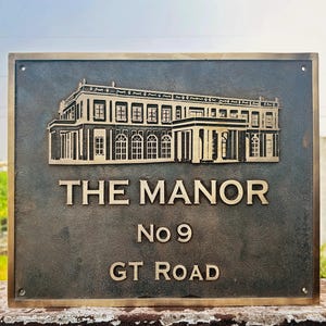 Custom Made Cast Bronze Signs & Plaques - Personalized Logo/crest ...