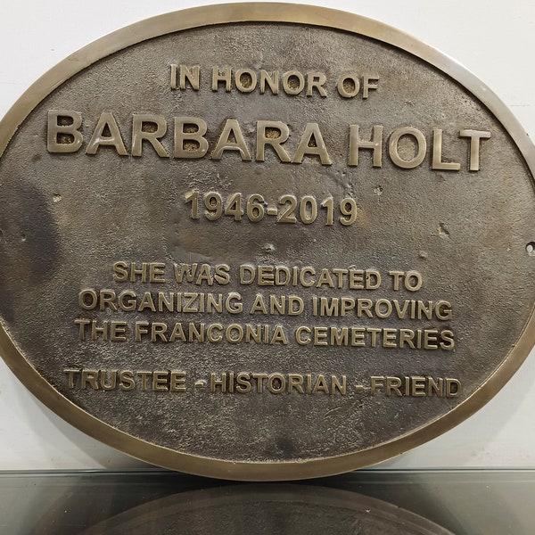Cast Bronze Memorial Plaques - Etsy