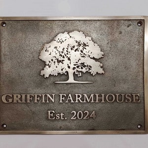 Custom Made Cast Bronze Signs & Plaques - Personalized Logo/crest ...