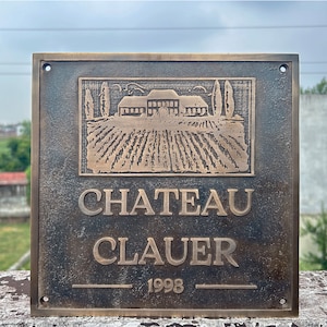 Custom Made Cast Bronze Signs & Plaques - Personalized Logo/crest ...