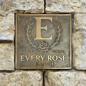 Custom Made Cast Bronze Signs & Plaques - Personalized Logo/crest ...