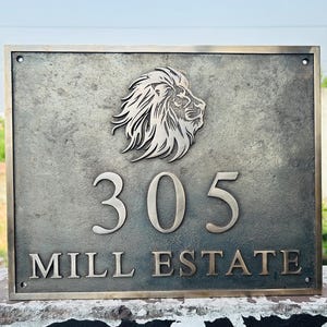 Custom Made Cast Bronze Signs & Plaques - Personalized Logo/crest ...