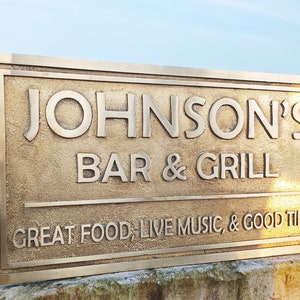 Personalized Vintage Plaques - Old Fashioned Cast Brass Long Lasting ...