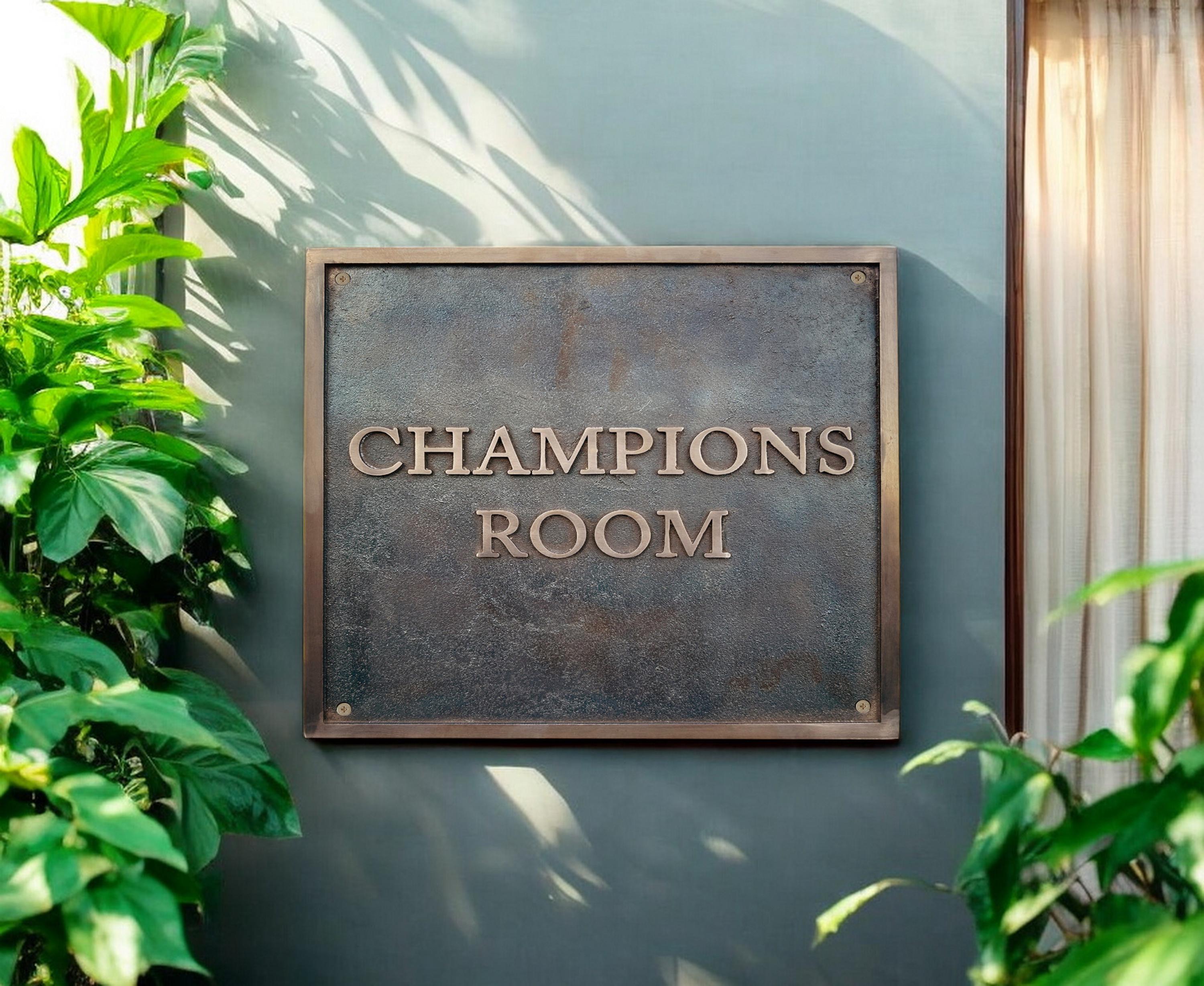 Cast Bronze Customized Signs - Old Fashioned Personalized Signs ...