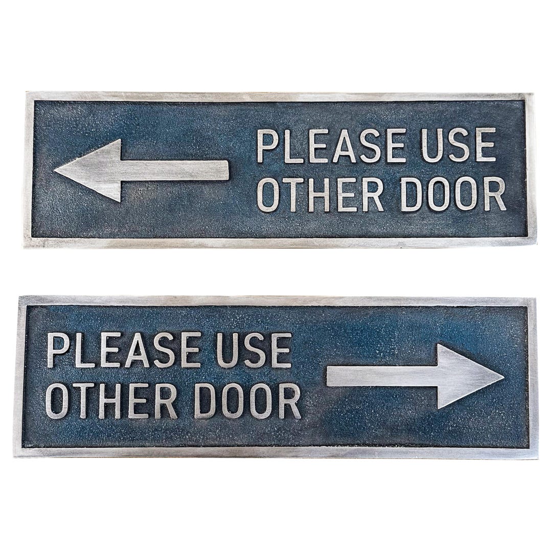 Please Use Other Door Sign Solid Brass and Solid Bronze Door Signs ...