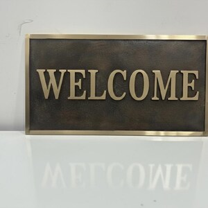 Custom Bronze Established Year Plaque – Business Signs - Personalized ...