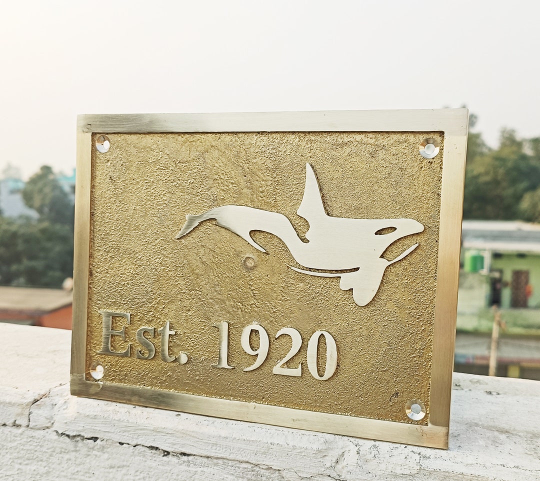 Cast Brass Custom Sign Plaques Commemorative Plaque Fully Customized ...