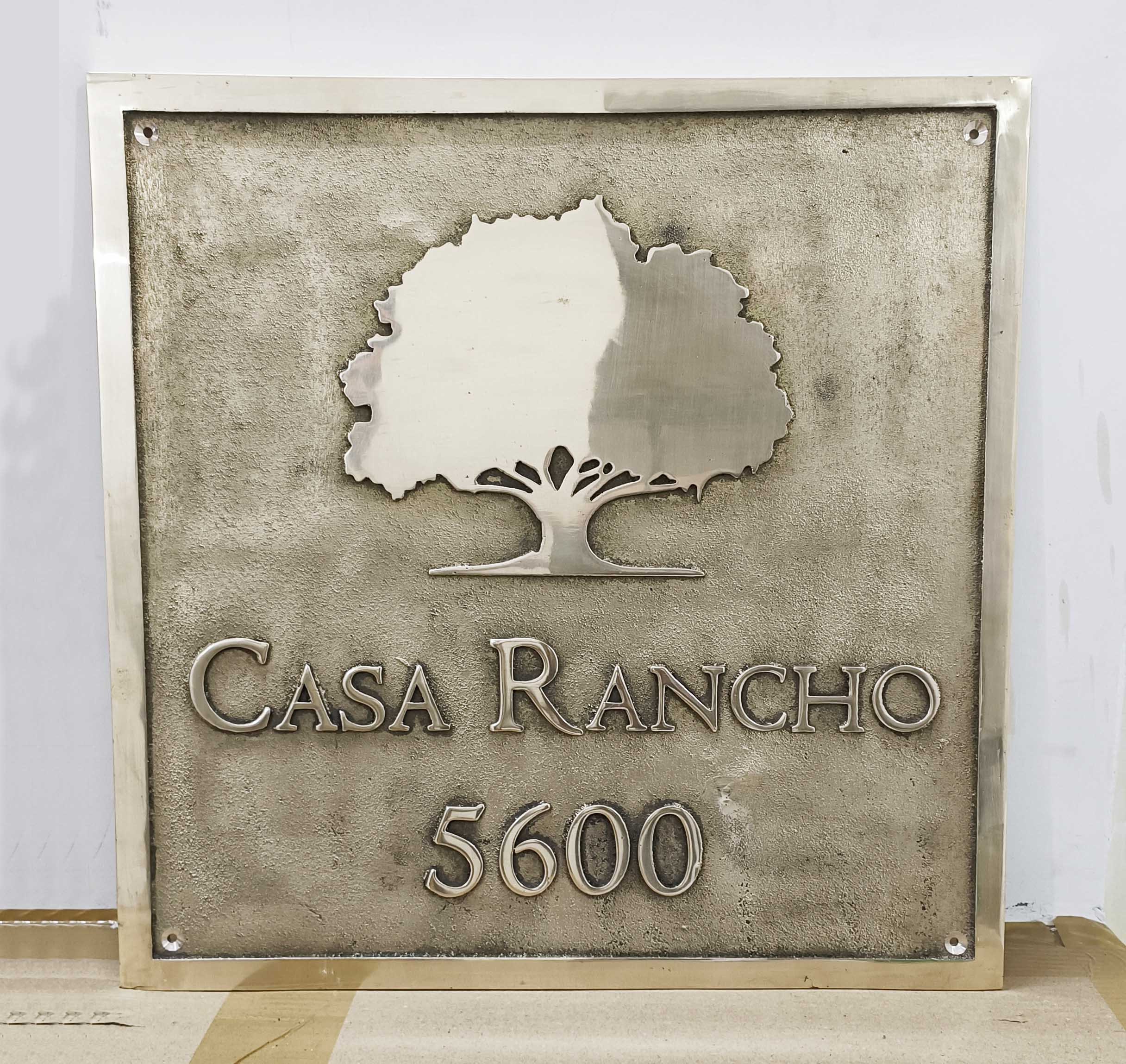 Custom Cast Brass Sign Antique Custom Logo Embossed Sign - Etsy