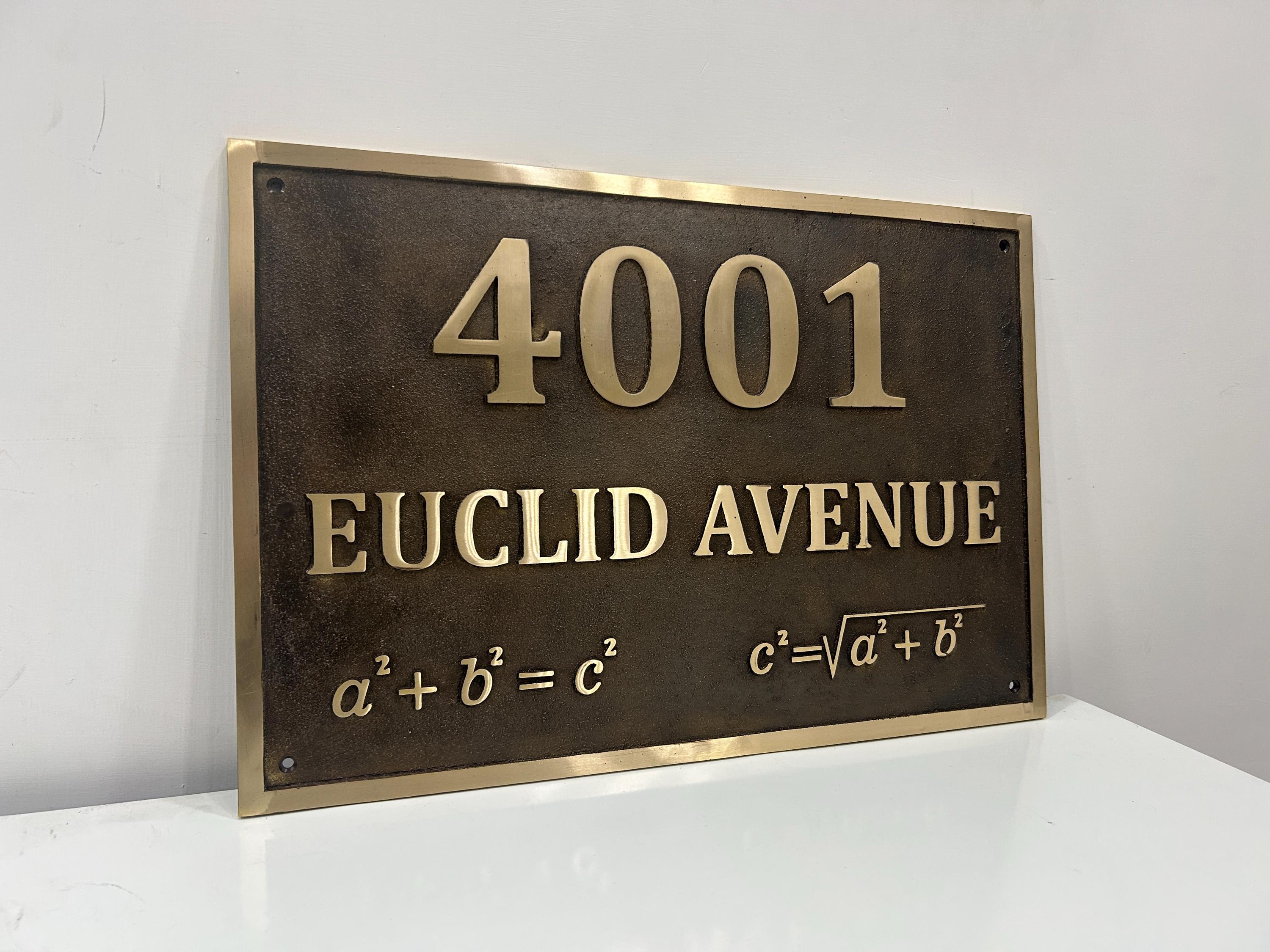 Custom Bronze Established Year Plaque – Business Signs - Personalized ...