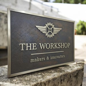 Custom Cast Bronze Plaque – Personalized Address Sign, Bronze Metal ...