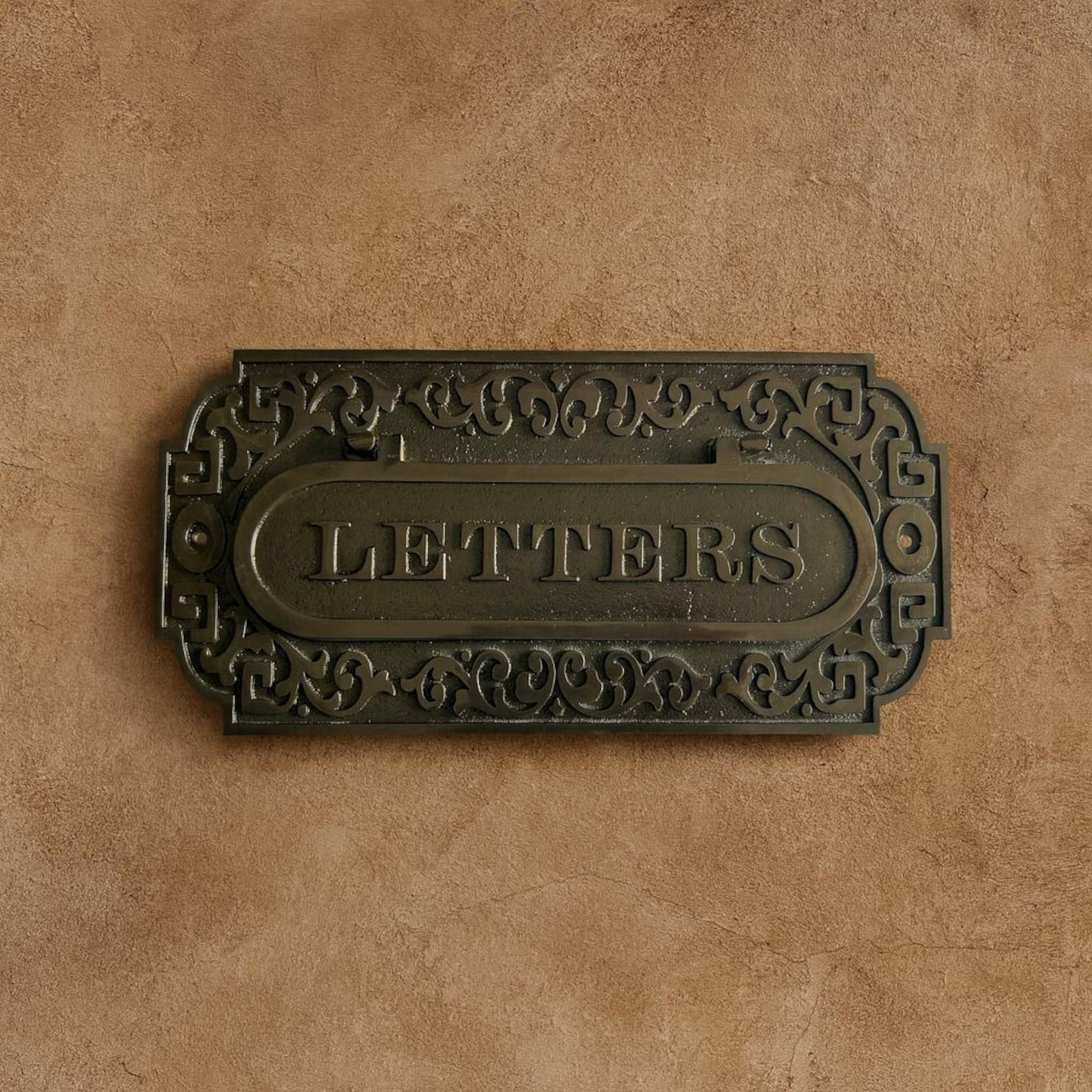 Personalized Bronze Mail Slot – Letter Flap – Front Door Postal Slot ...
