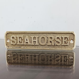 Customized Classic Brass Signs Nautical Gallery Door Signs - Etsy