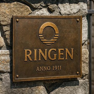 Custom Made Cast Bronze Signs & Plaques - Personalized Logo/crest ...