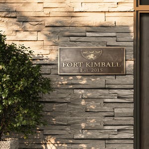 Custom Made Cast Bronze Signs & Plaques - Personalized Logo/crest ...