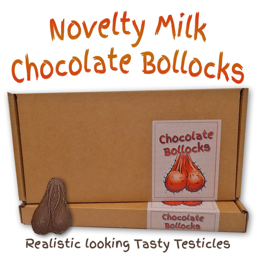 Chocolate Bollocks, Naughty Hen Party Gift, Rude Valentine Present - Etsy
