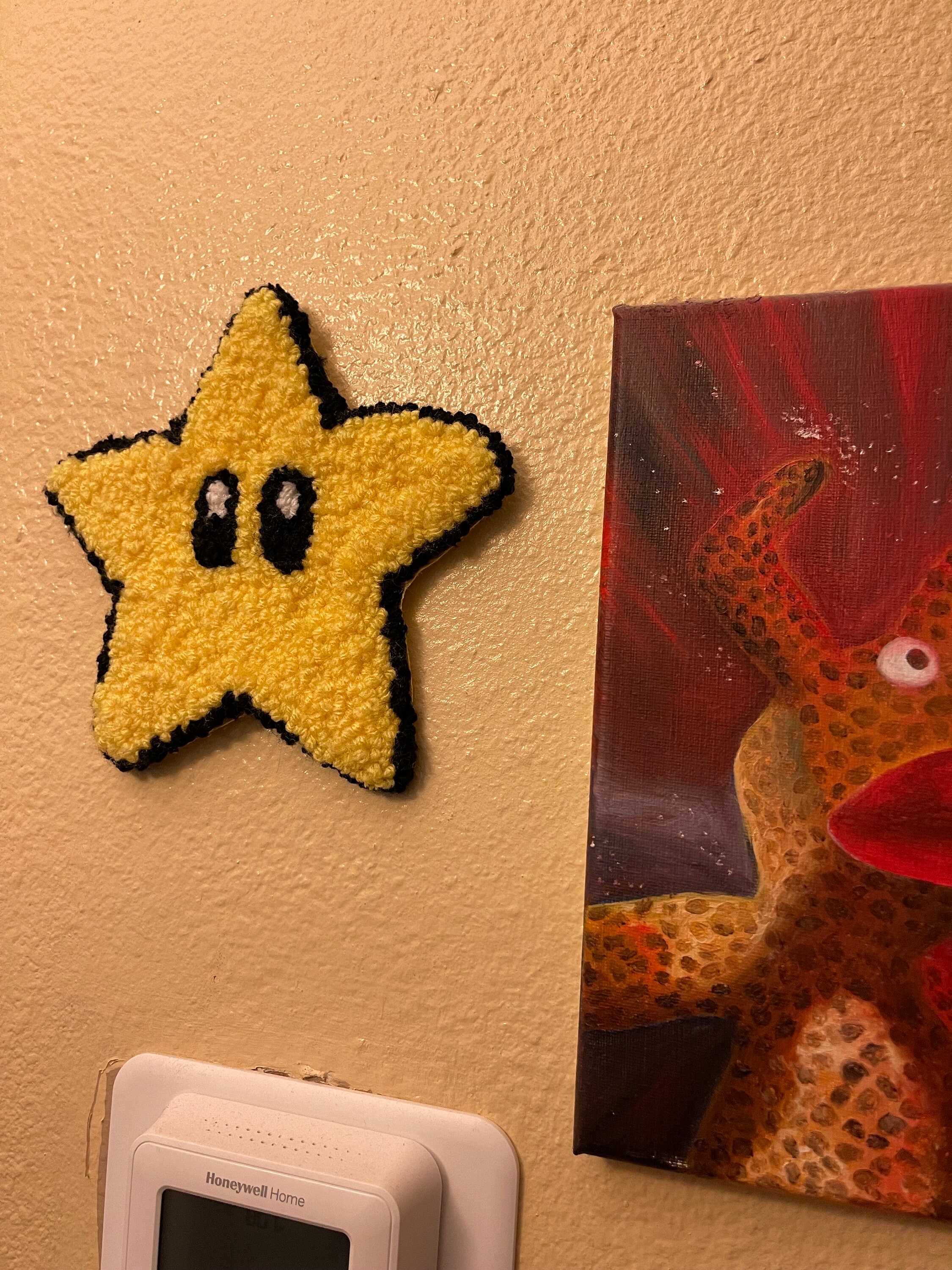 Mario Bros Star Mini Rug - Etsy