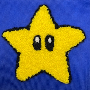 Mario Bros Star Mini Rug - Etsy