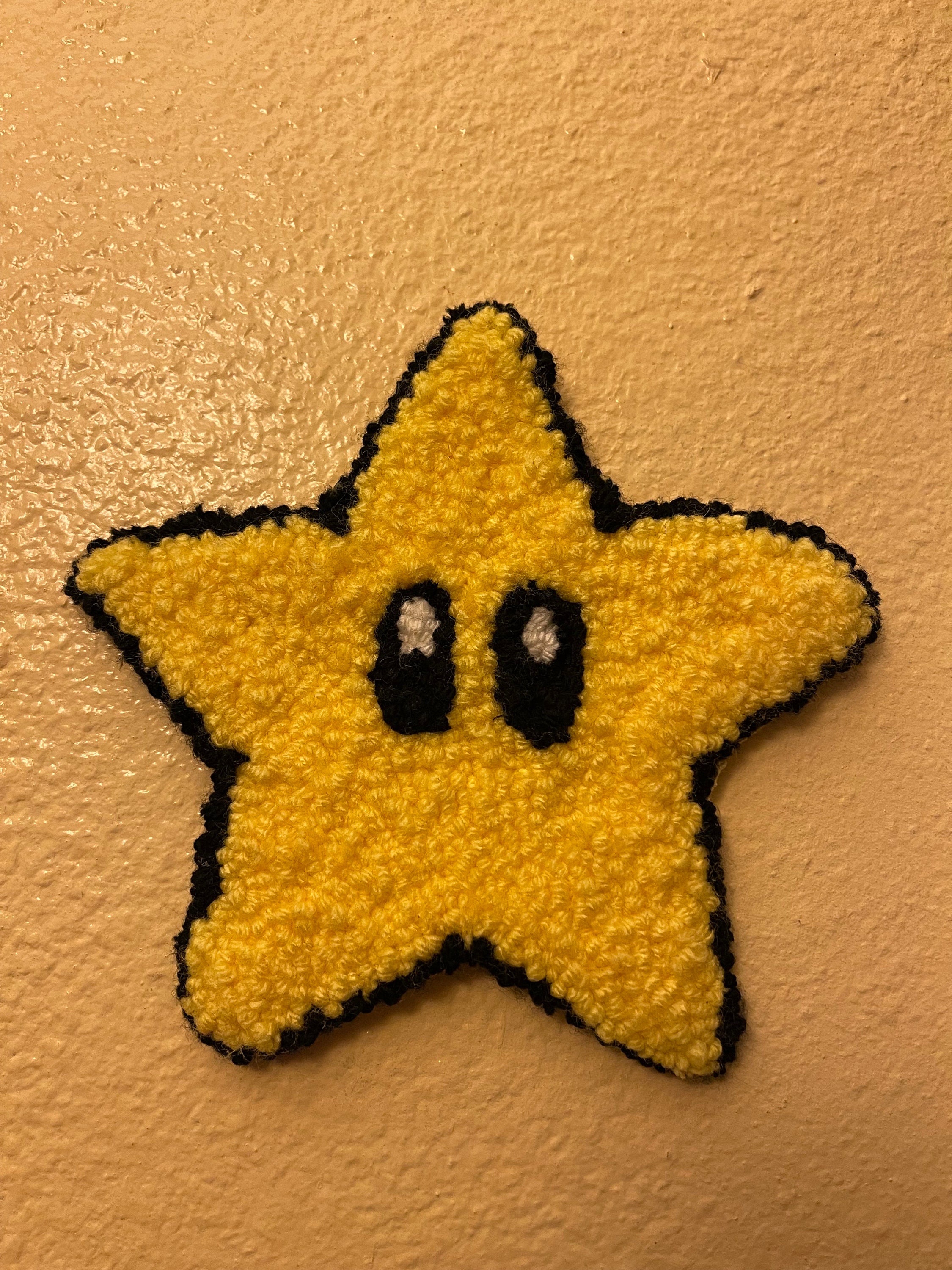 Mario Bros Star Mini Rug - Etsy