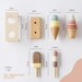 Gelato Flavors Ice Cream Set Kitchen Collections Wooden - Etsy