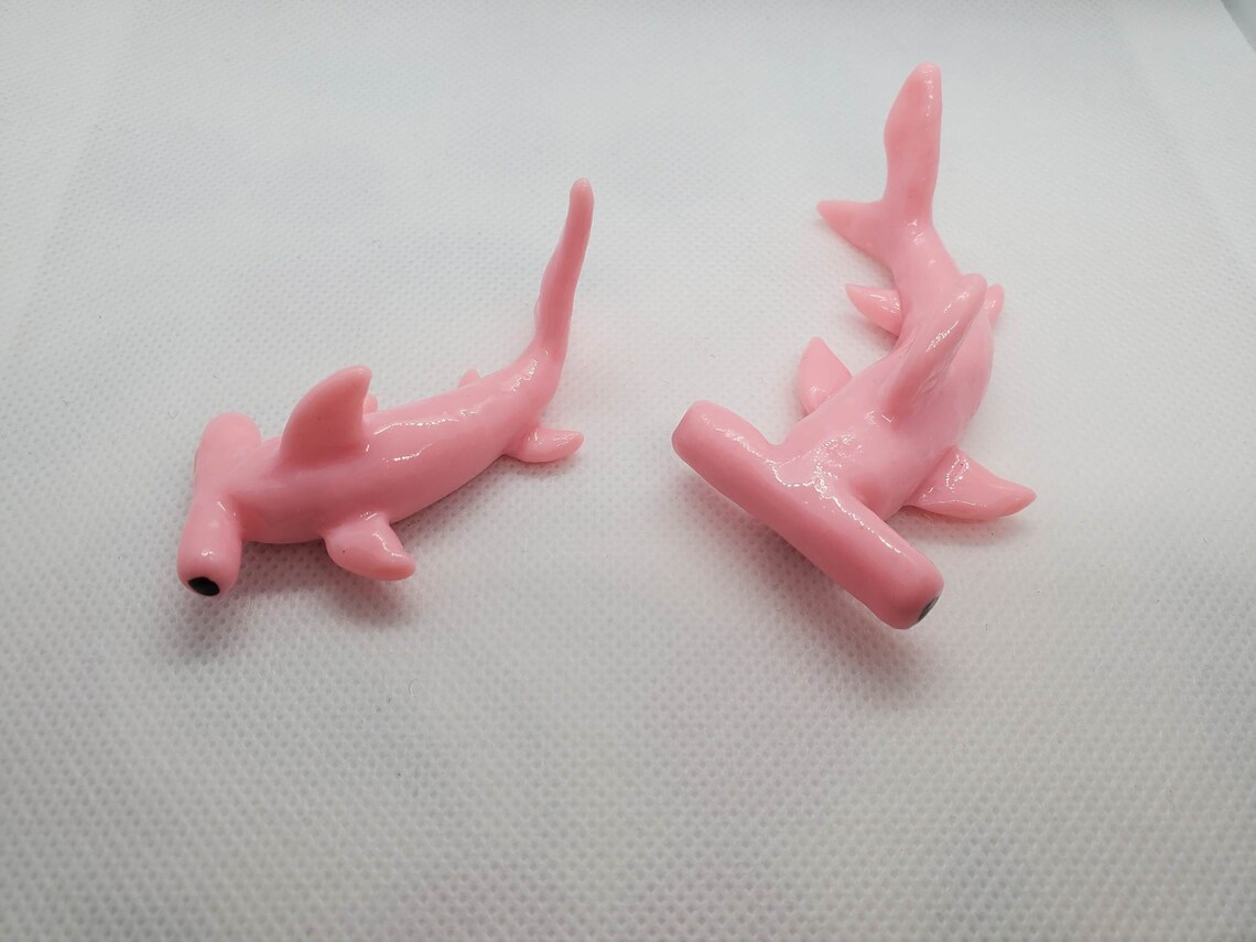 Mini Hammerhead Shark, Polymer Clay Shark, Mini Shark, Hammerhead ...