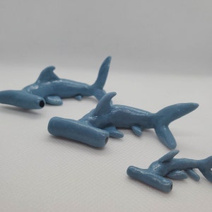 Mini Hammerhead Shark, Polymer Clay Shark, Mini Shark, Hammerhead ...