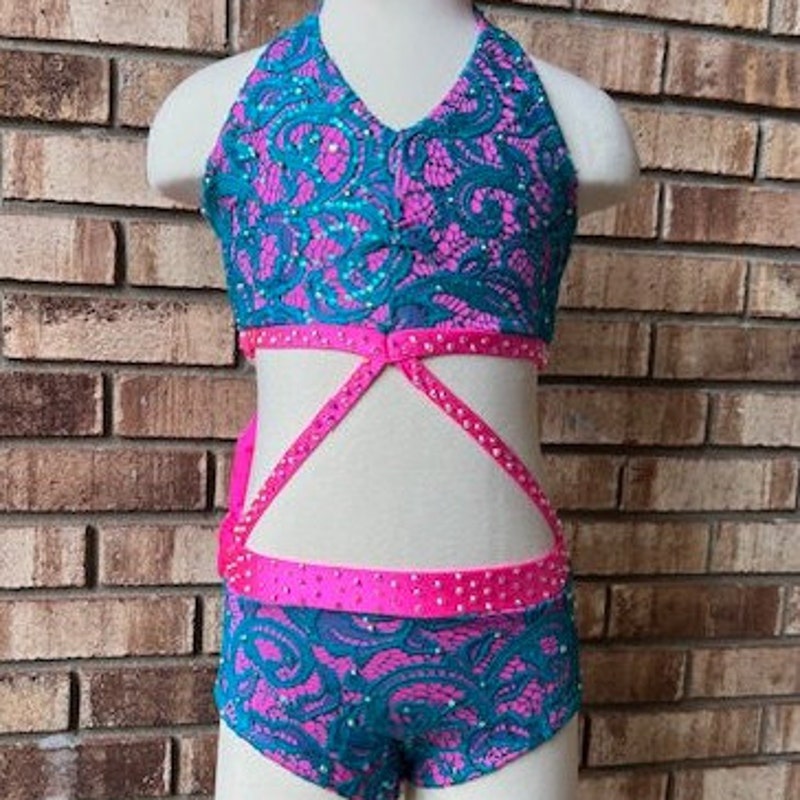 Rhinestone Dance Costume Women - Etsy