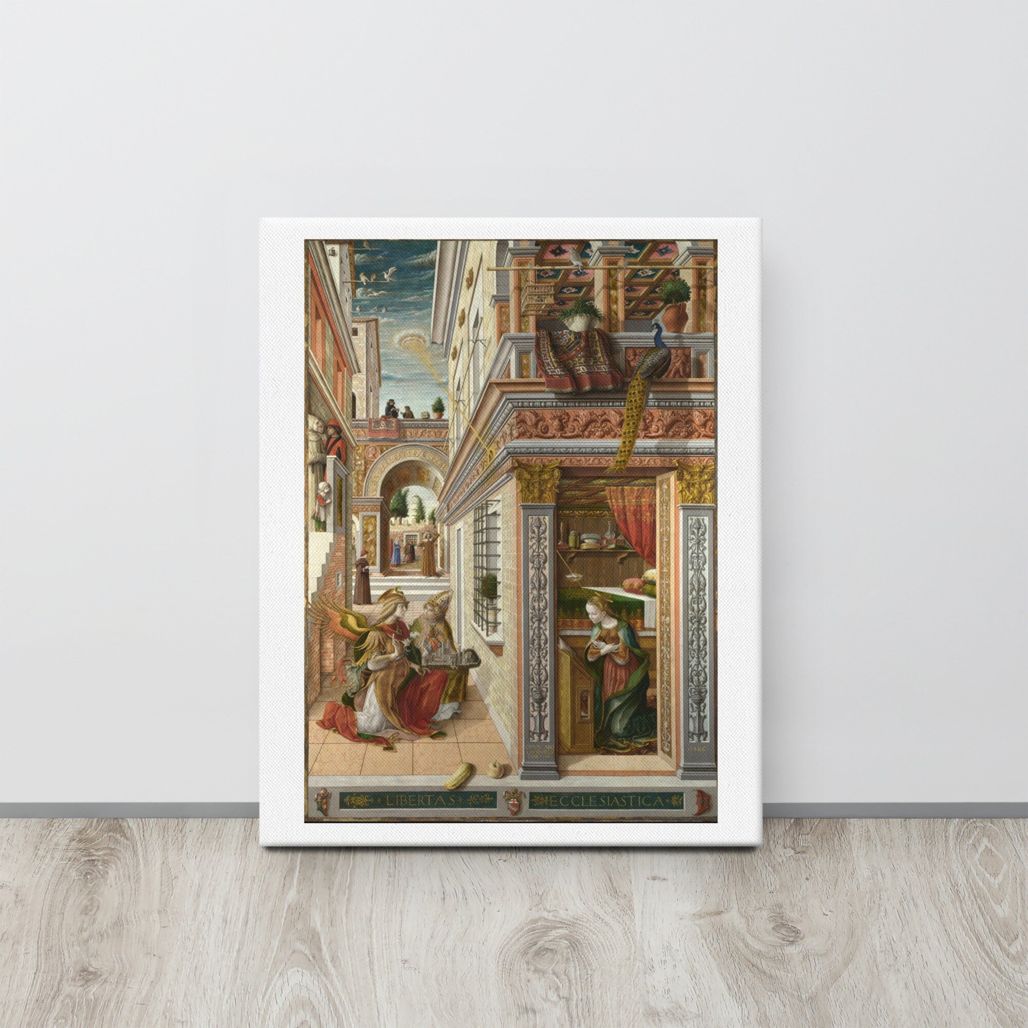 The Annunciation With Saint Emidius - 1486 - Etsy