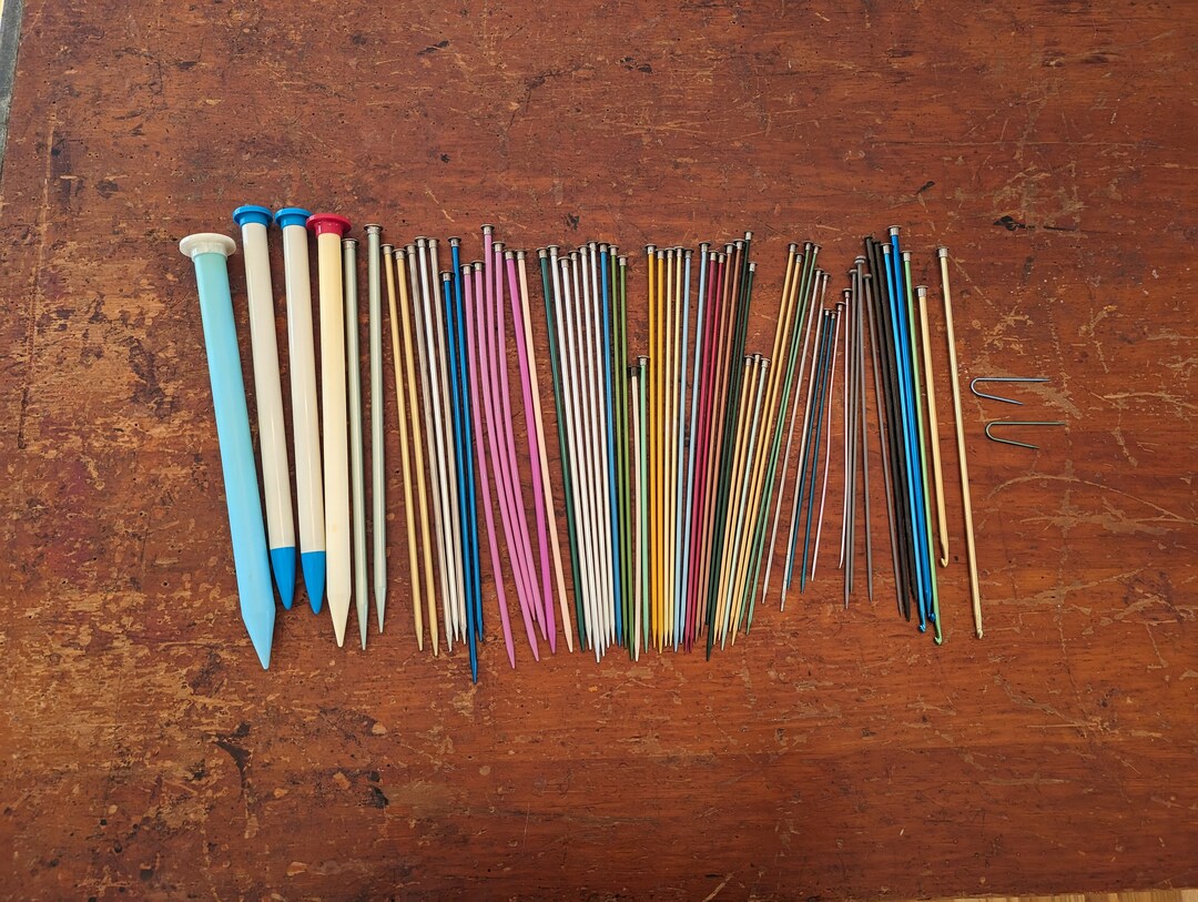 Vintage Knitting/crochet Lot, Needles, Cable Needles, Crochet Needles ...