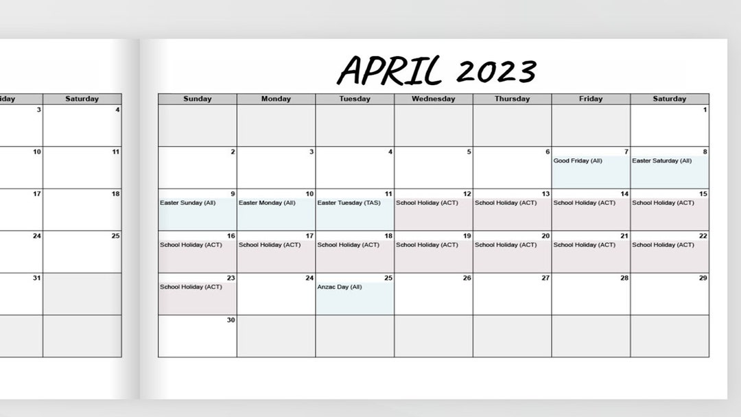 Dynamic Events Calendar Generator - Etsy