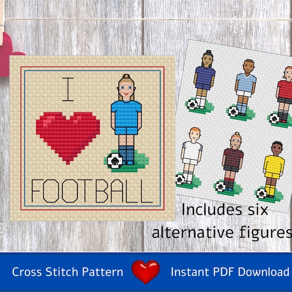 Football Crossstitch - Etsy