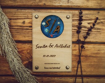 Epoxy Wedding Invitation - Etsy