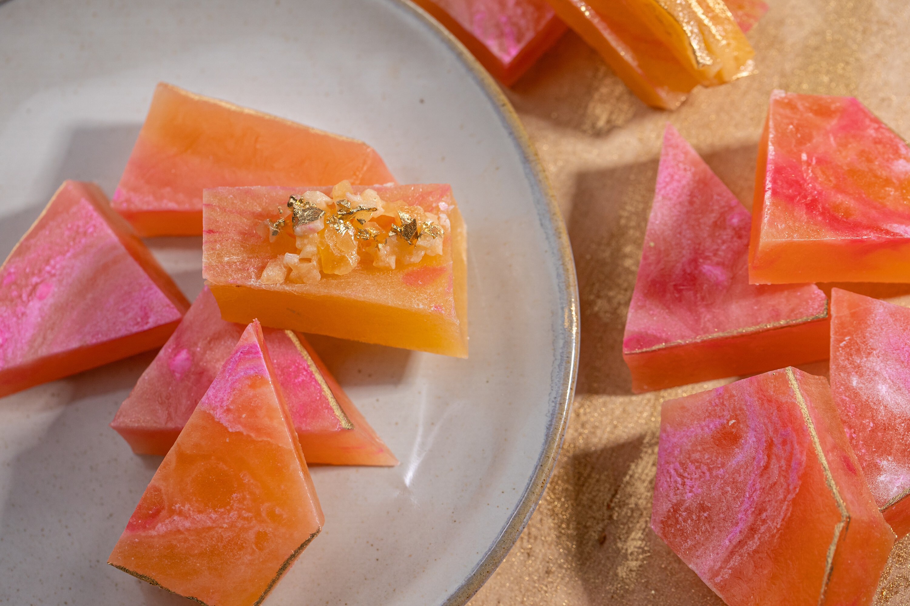 Peach Moonstone Kohakutou Candy Edible Jewelry Vegan Gluten - Etsy