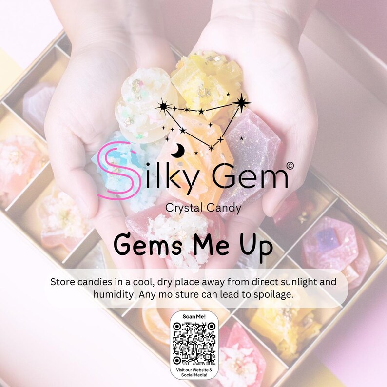 30 Signature Piece Crystal Candy Gems, Vegan, Gluten Free, Kohakutou ...