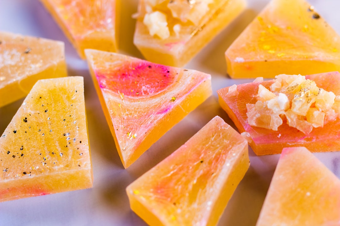 Peach Moonstone Kohakutou Candy, Edible Jewelry, Vegan, Gluten Free ...