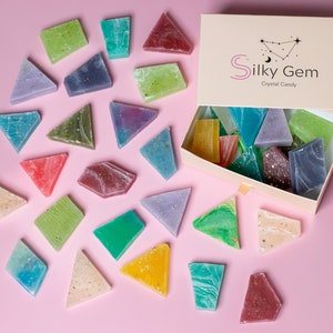 The Gemmies Handmade Kohakutou Candy, Multiple Flavored, Crystal Candy ...