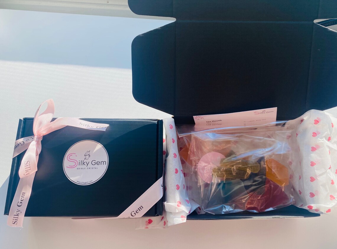 Edible Treasure Box Kohakutou Candy Box Crystal Candy | Etsy