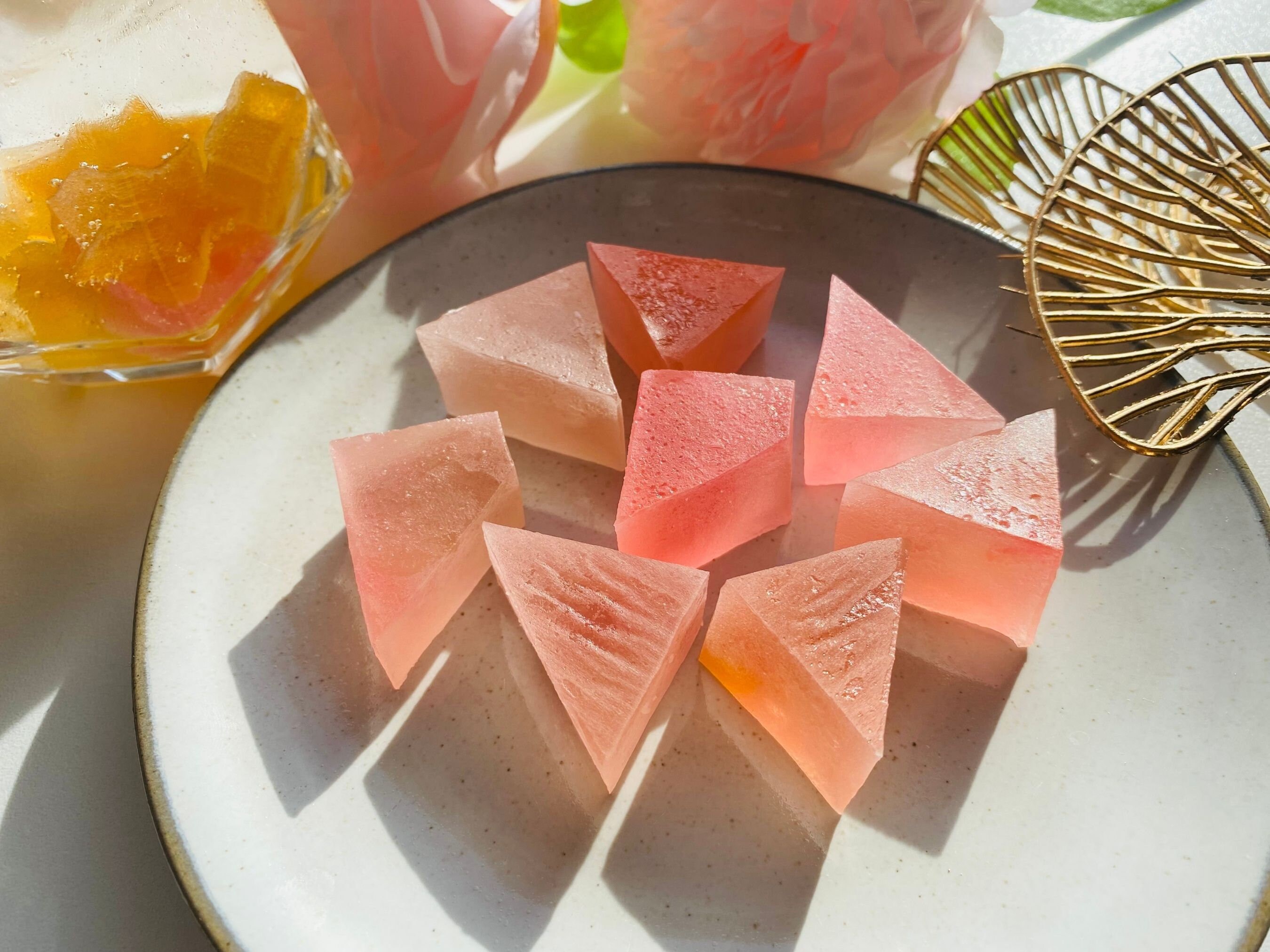 Peach Moonstone Kohakutou Candy Edible Jewelry Vegan Gluten - Etsy
