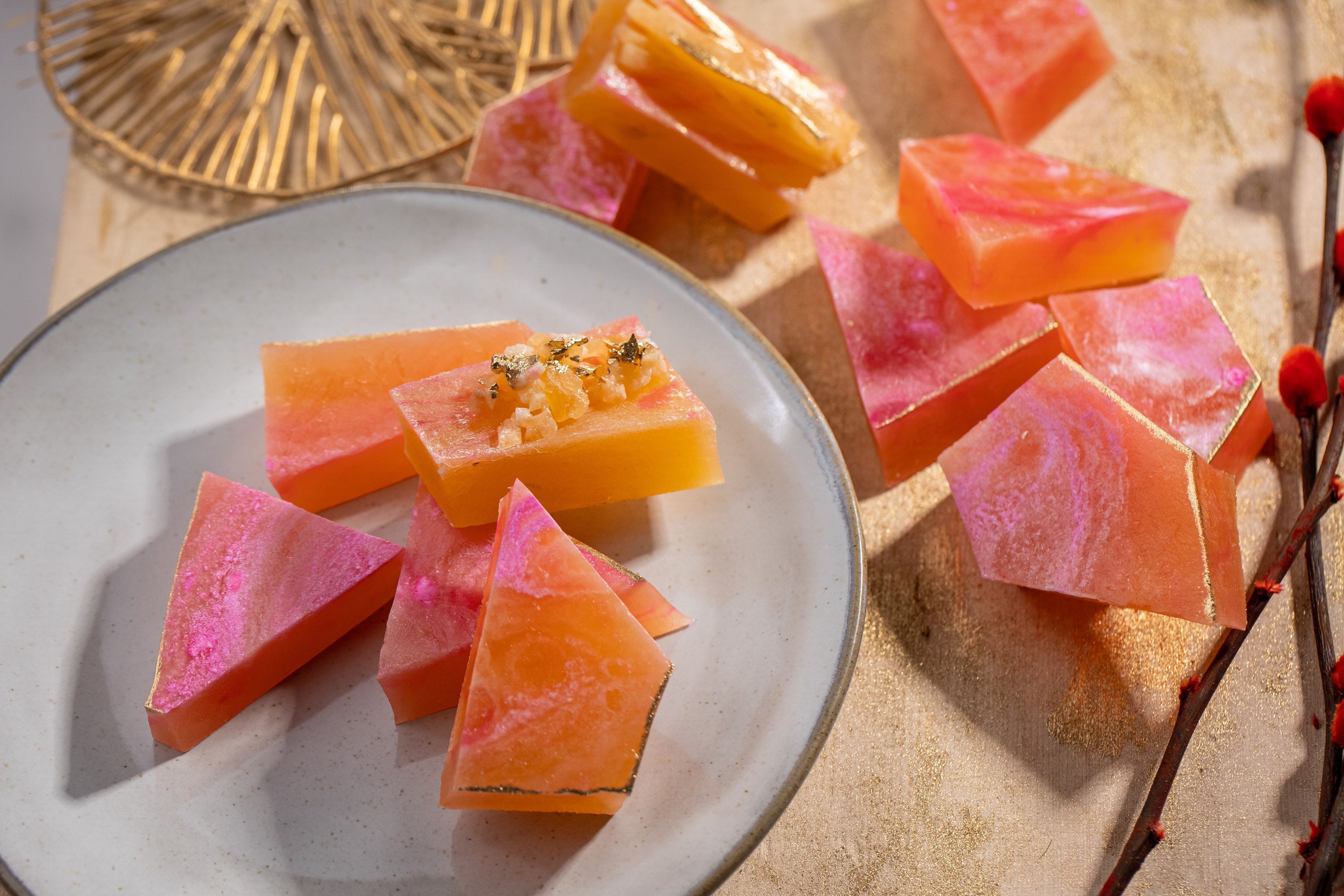 Peach Moonstone Kohakutou Candy Edible Jewelry Vegan Gluten - Etsy