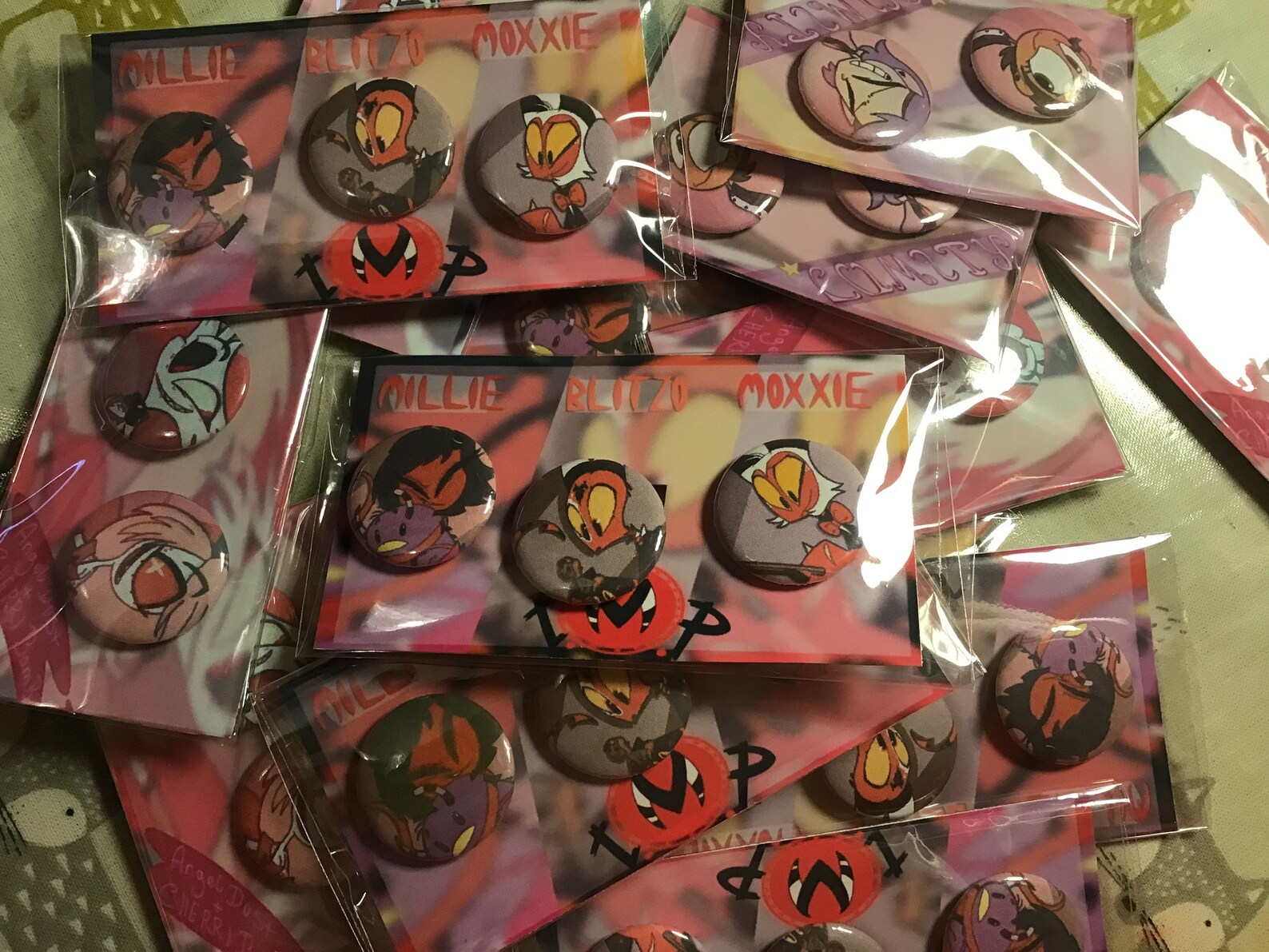 Helluva Boss I.M.P Pin Badge Sets-custom Pride - Etsy