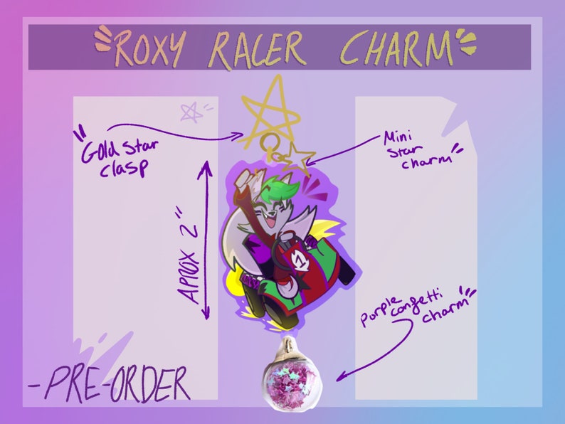 Fnaf Security Breach , Roxy Racer Keychain INHAND - Etsy