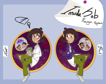 Inside Job Keychain - Etsy