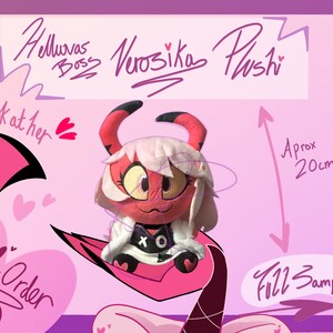 Helluva Boss Verosika Plush PREORDER - Etsy