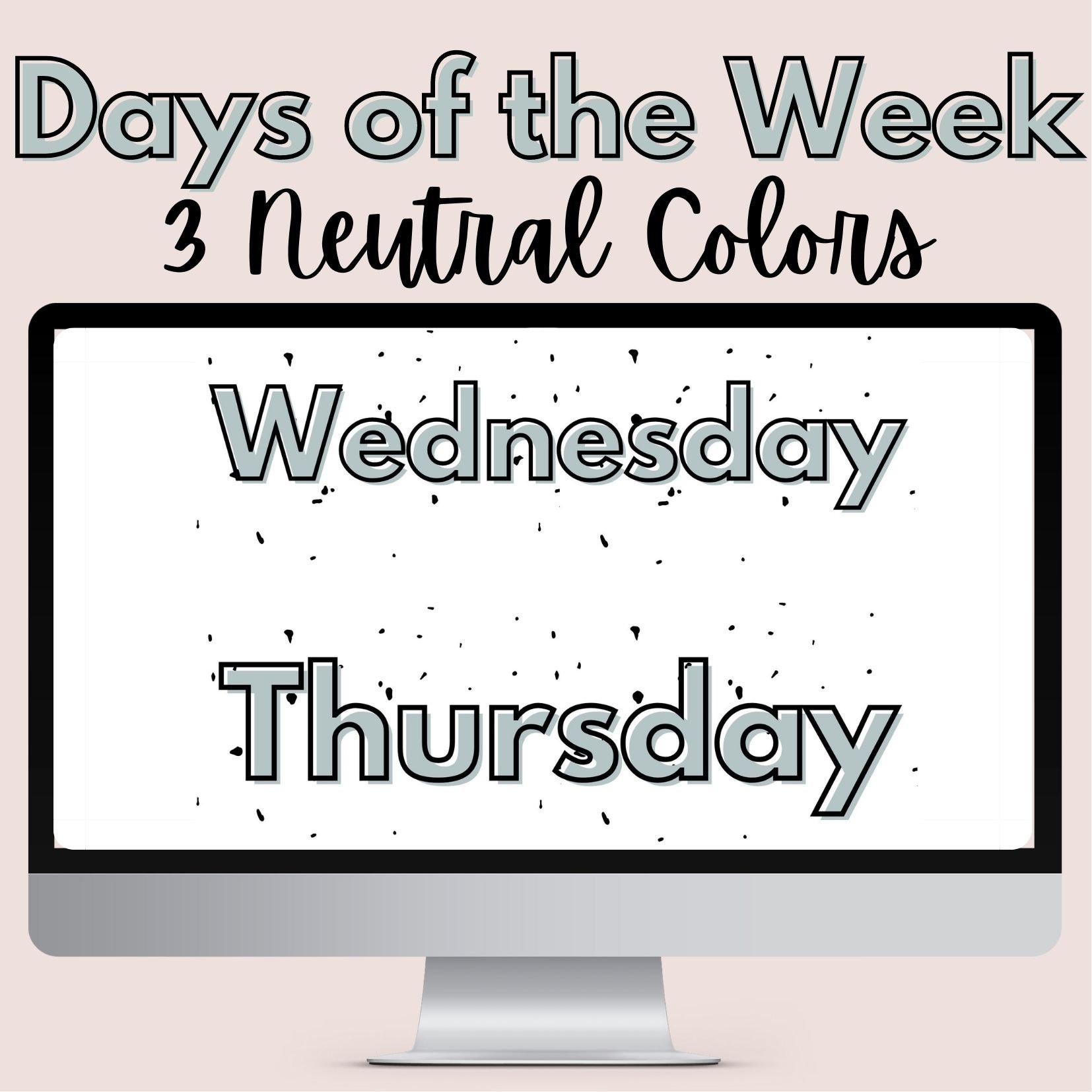 Neutral Dots Classroom Decor BUNDLE - Etsy Canada