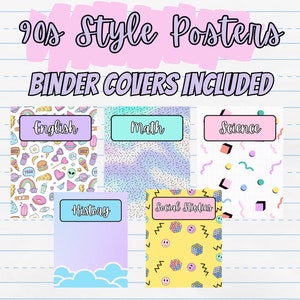 Retro Posters, Middle School Classroom Posters, 90s Aesthetic, High ...