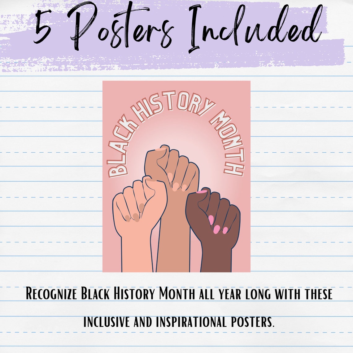 Black History Month Classroom Posters Inspirational Poster - Etsy