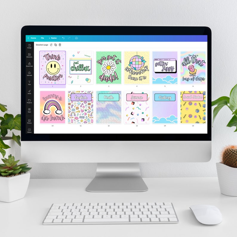 Retro Posters, Middle School Classroom Posters, 90s Aesthetic, High ...