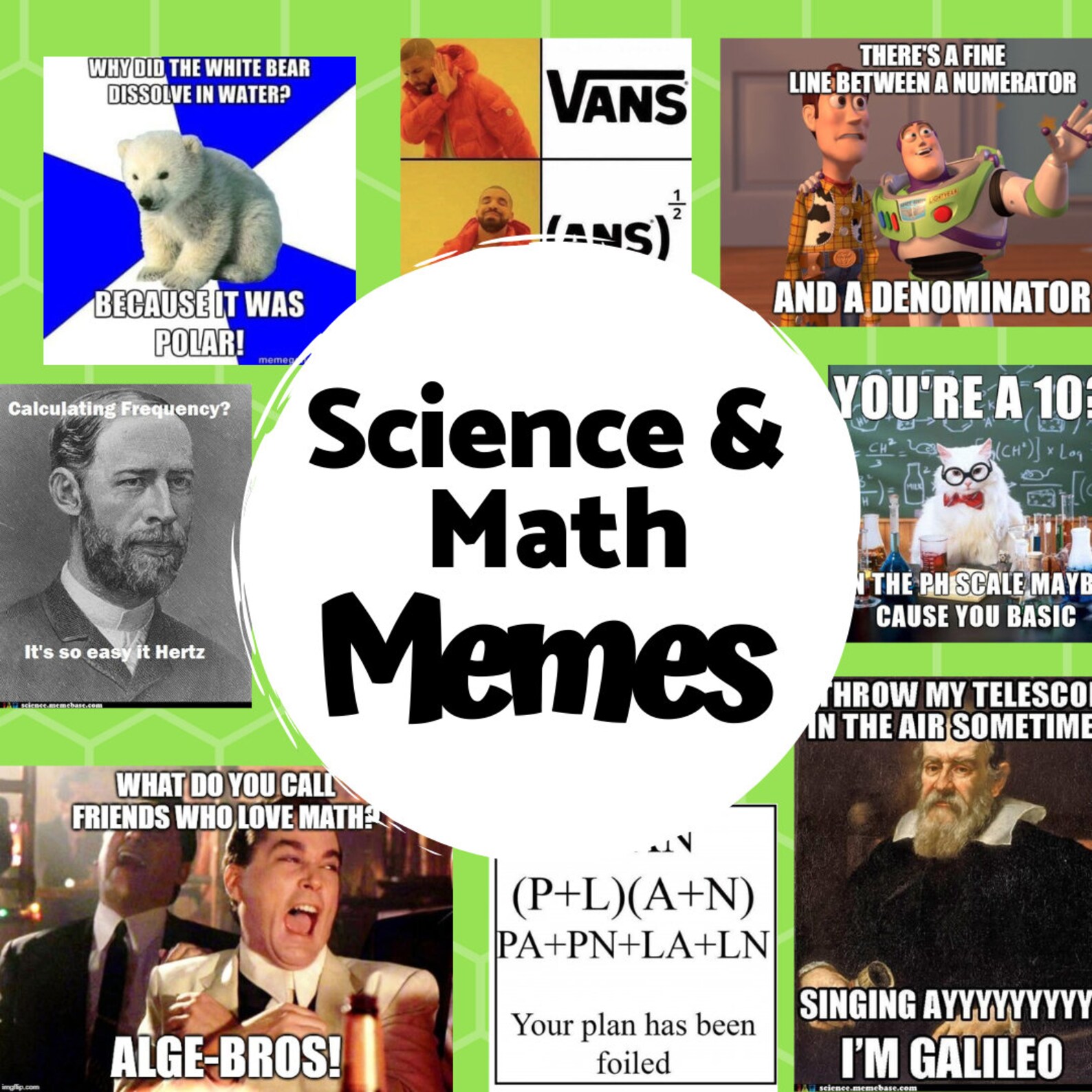 Science and Math Class Memes - Etsy