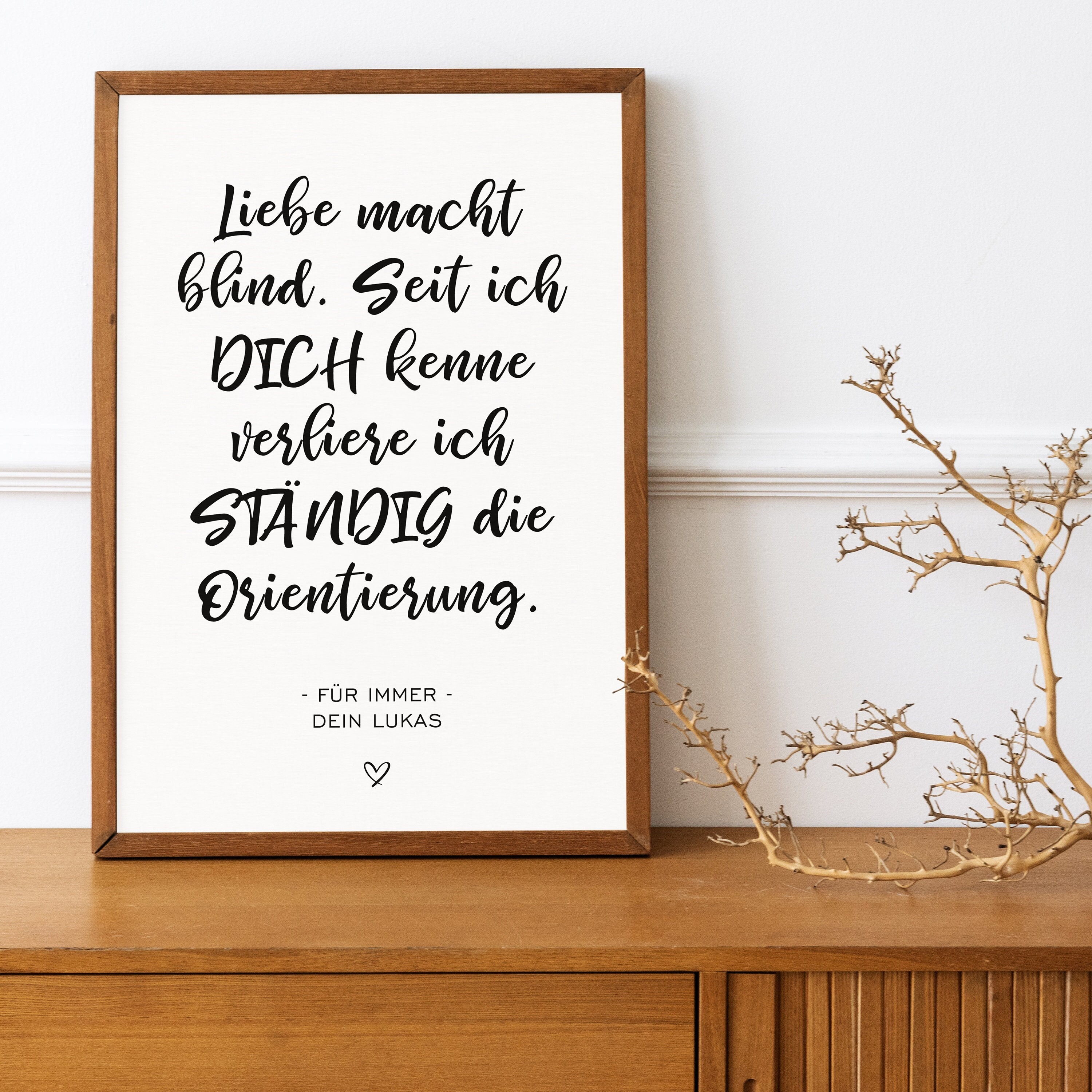 Personalized Love Poster BLIND, Couple Gift, Bespoke Couple Gift ...