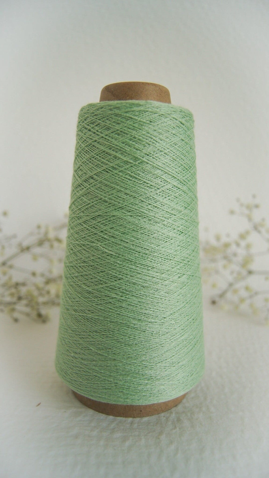 Linen and Organic Cotton Yarn on Cone | for Knitting Machine and ...