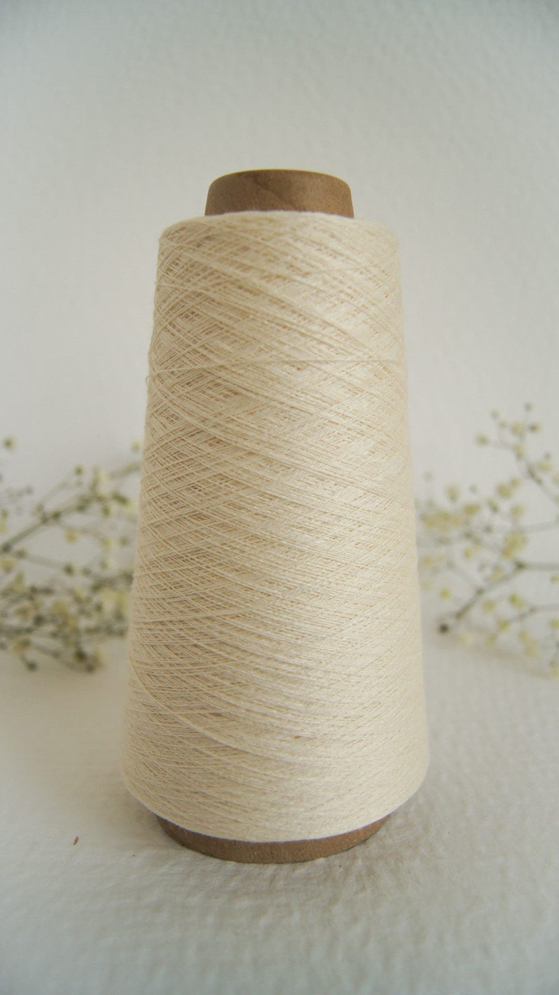 Linen and Organic Cotton Yarn on Cone | for Knitting Machine and ...
